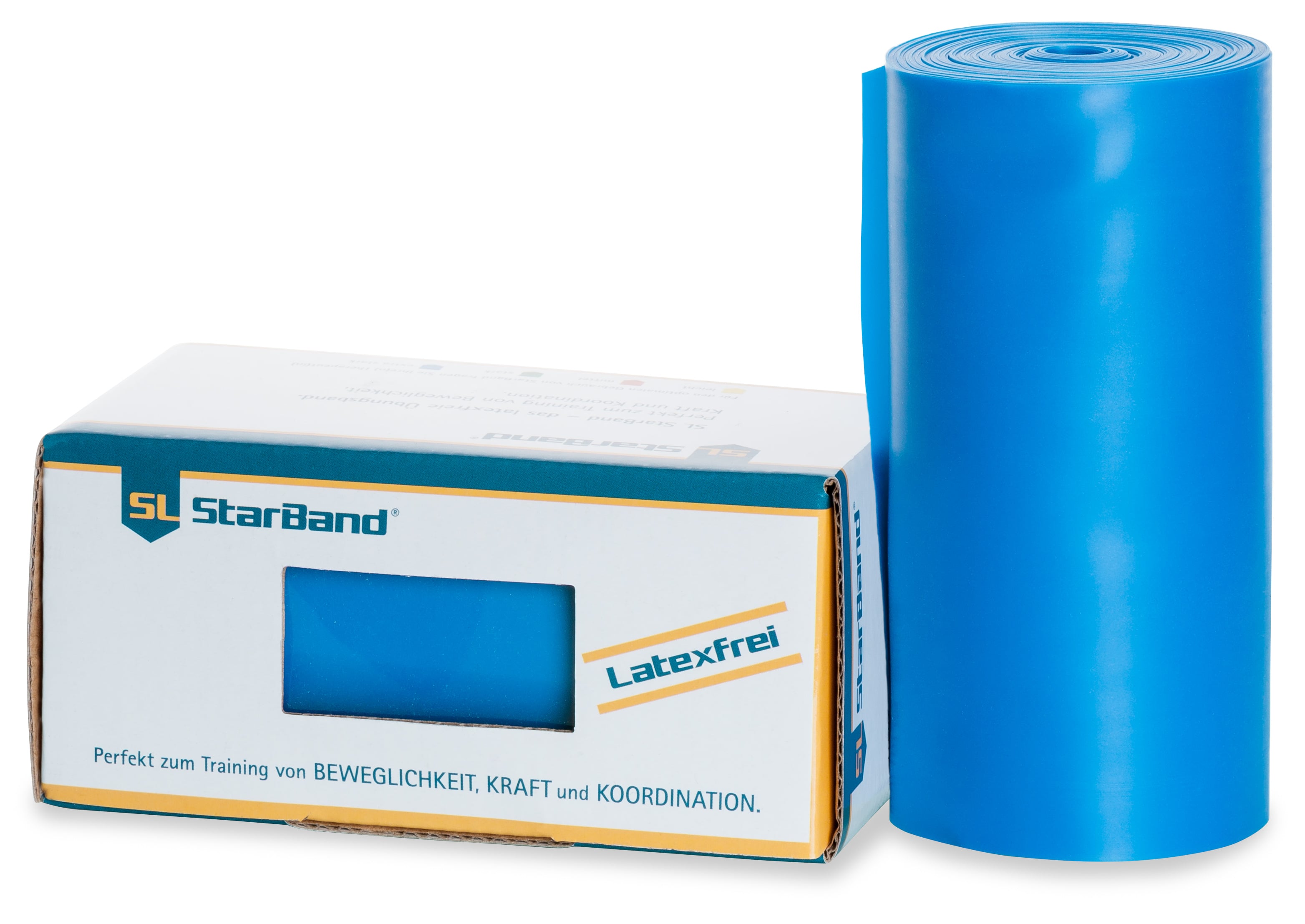 SL StarBand® Therapie- und Fitnessband blau (extra stark) - 6 Meter
